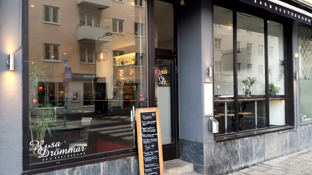 Rosa Drömmar Stockholm Lilla Essingen Svenskt Restauranger korttelimenu.com